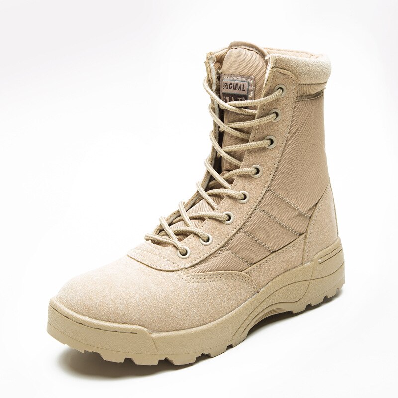 Victoria’s Vogue New Outdoor Us Military Leather Combat Boots for Men ...